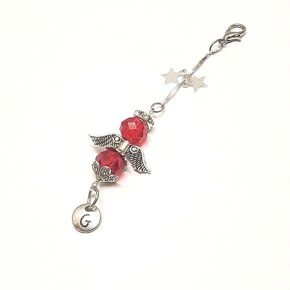 Hand Crafted | Holiday | Handmade Crystal Angel Ornament Suncatcher Car ...